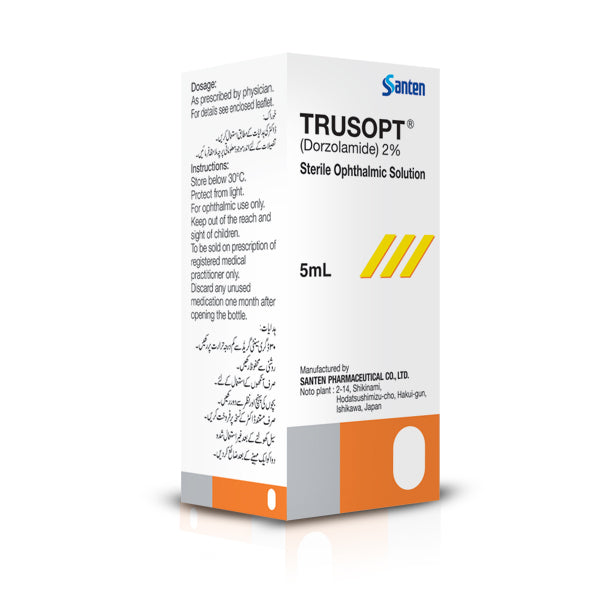 Trusopt 2% Ophthalmic Drops 5ml – Iblexpress