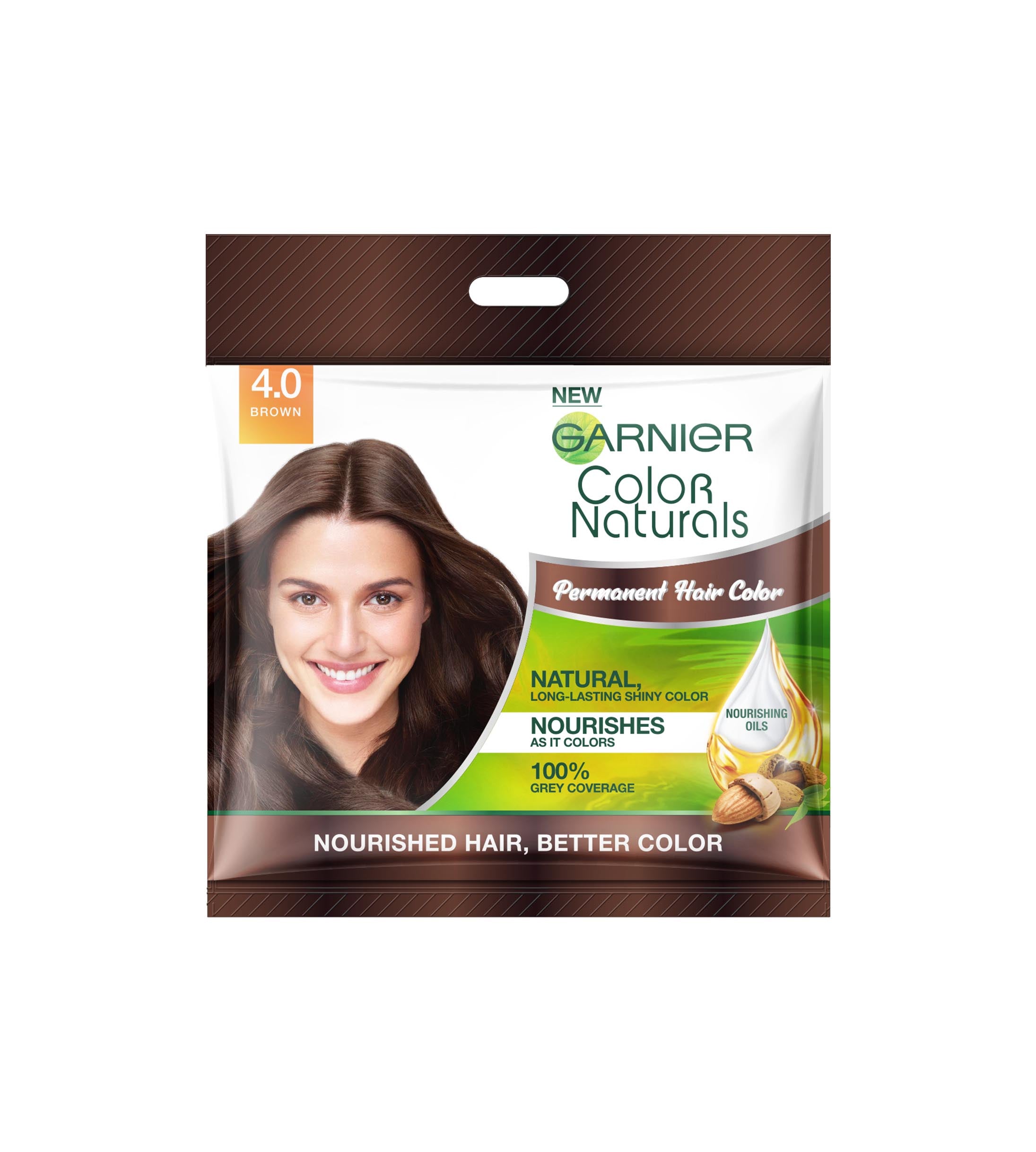 Garnier Color Naturals Shade 4 Brown Hair Color – Iblexpress