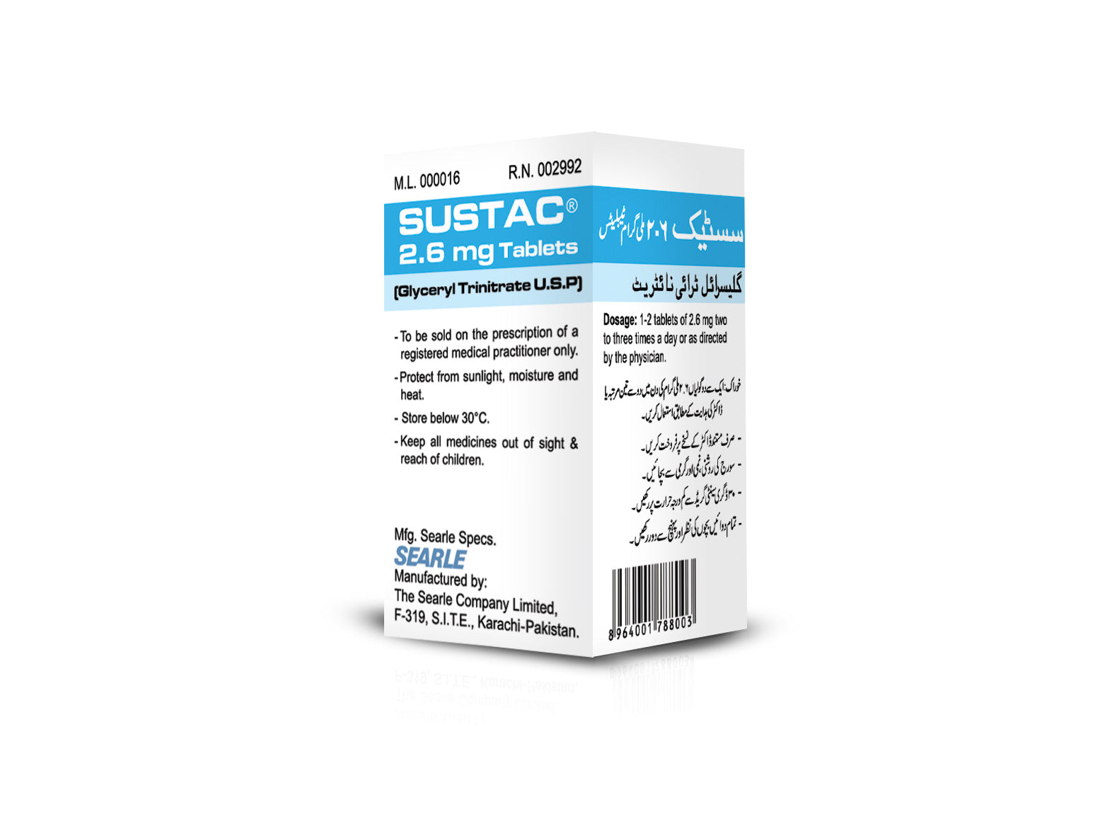 Sustac 2.6mg Tablet 30's – Iblexpress